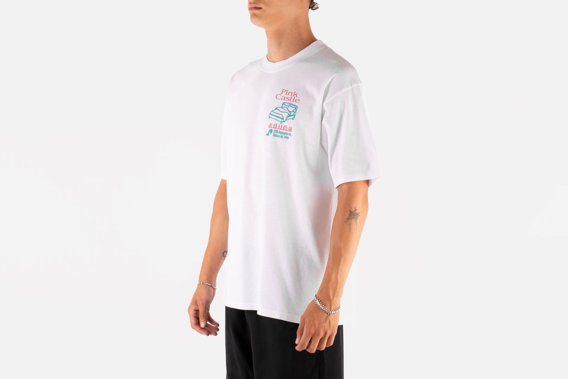 EDWIN Pink Castle Tee